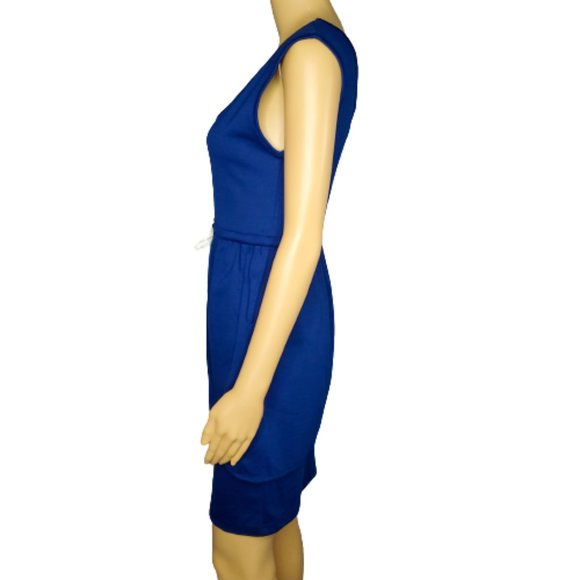 vfish | Dresses | Vfish Nwt Designer Royal Blue Sleeveless Dress Xs ...